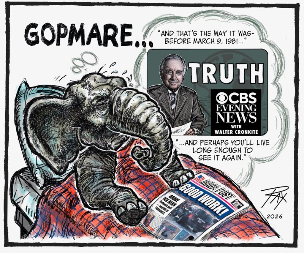 'MAGA Nightmare' : A Political Cartoon By Michael Ray - Louisville ...